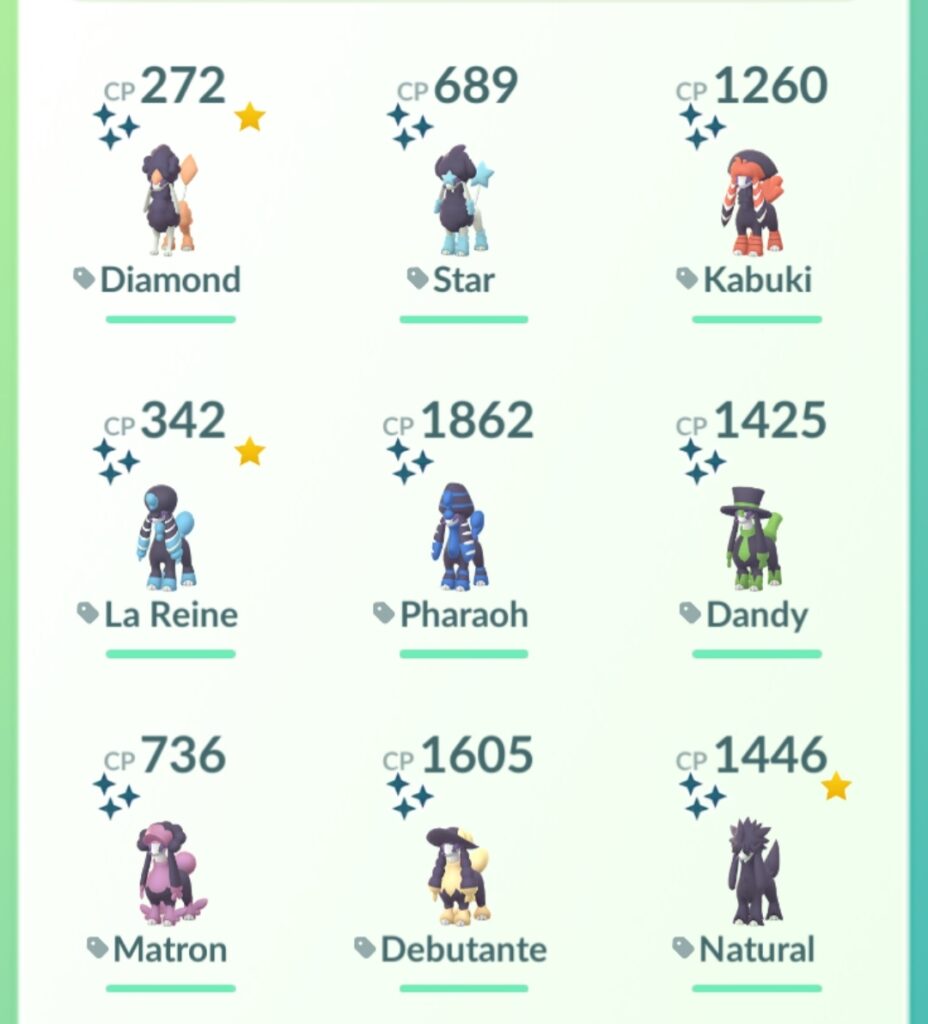 Pokémon GO - All Shiny Furfrou Forms in Pokemon GO - TRADE (Read ...