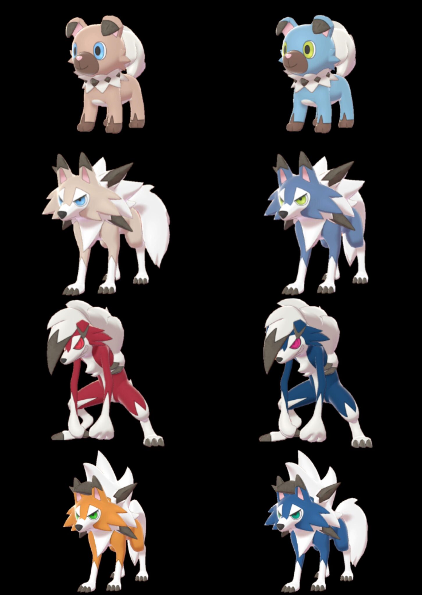 Pokémon GO Lycanroc – Can evolve Lycanroc (Dusk/Midday/Midnight Form ...